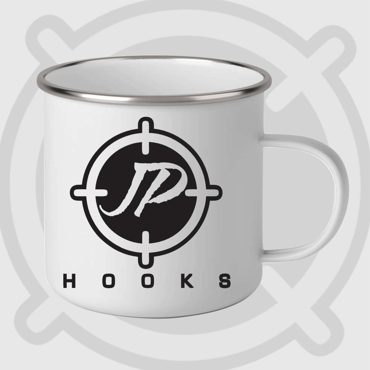 J Precision Enamel Mug Minimal Logo – J Precision Hooks